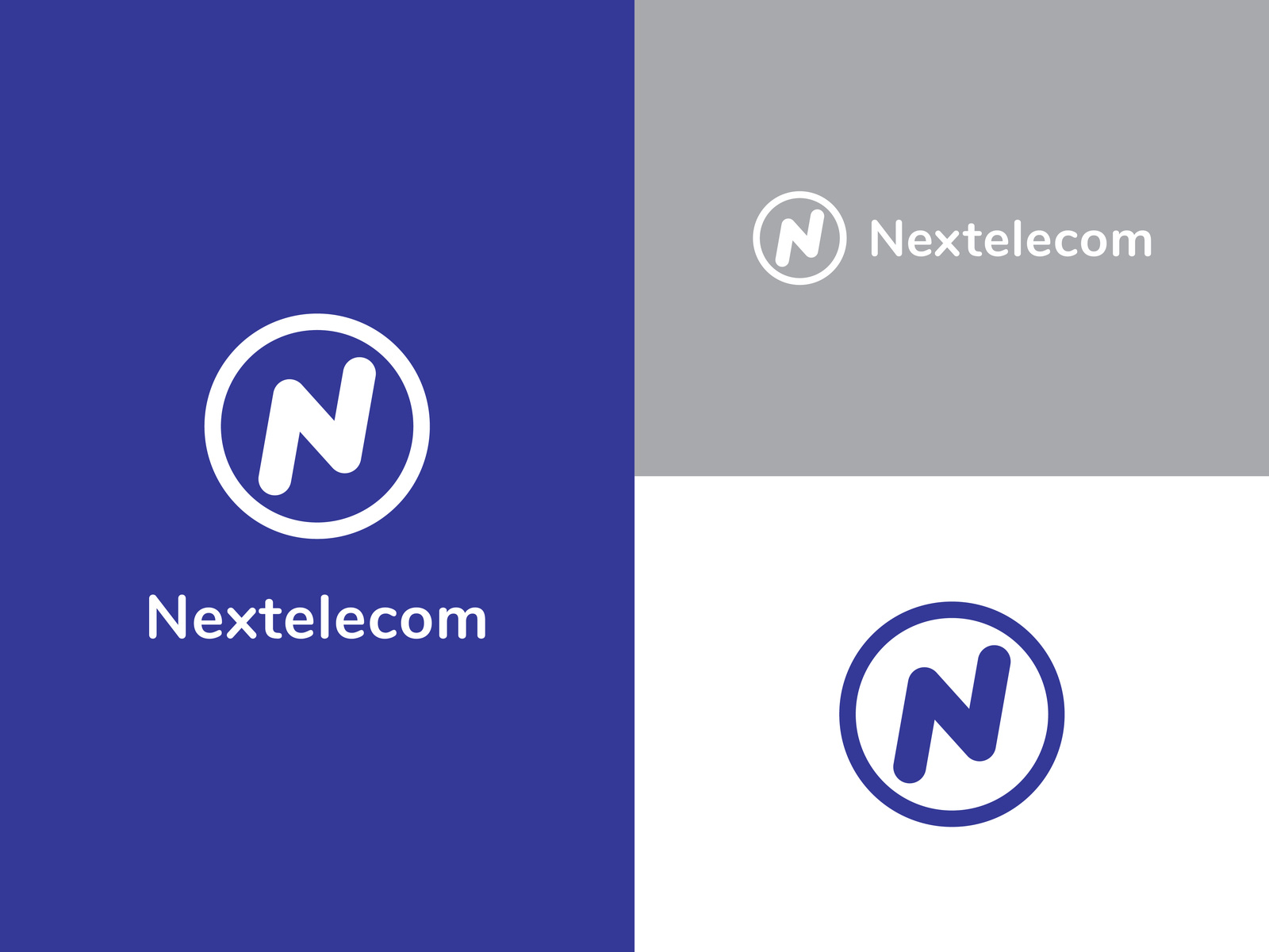 Nextelecom Logo Design by FU on Dribbble
