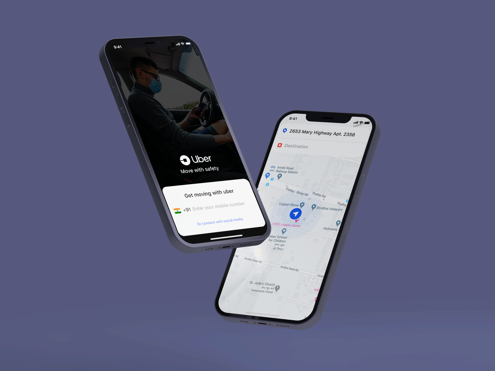 Uber by Jaydip Goswami on Dribbble