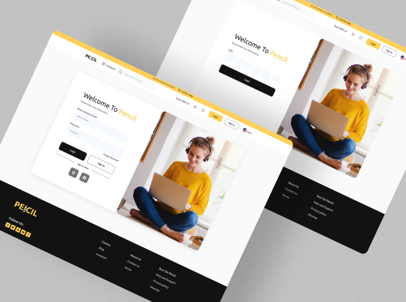 Dribbble - login_page_pencil.jpg by Easin Ali