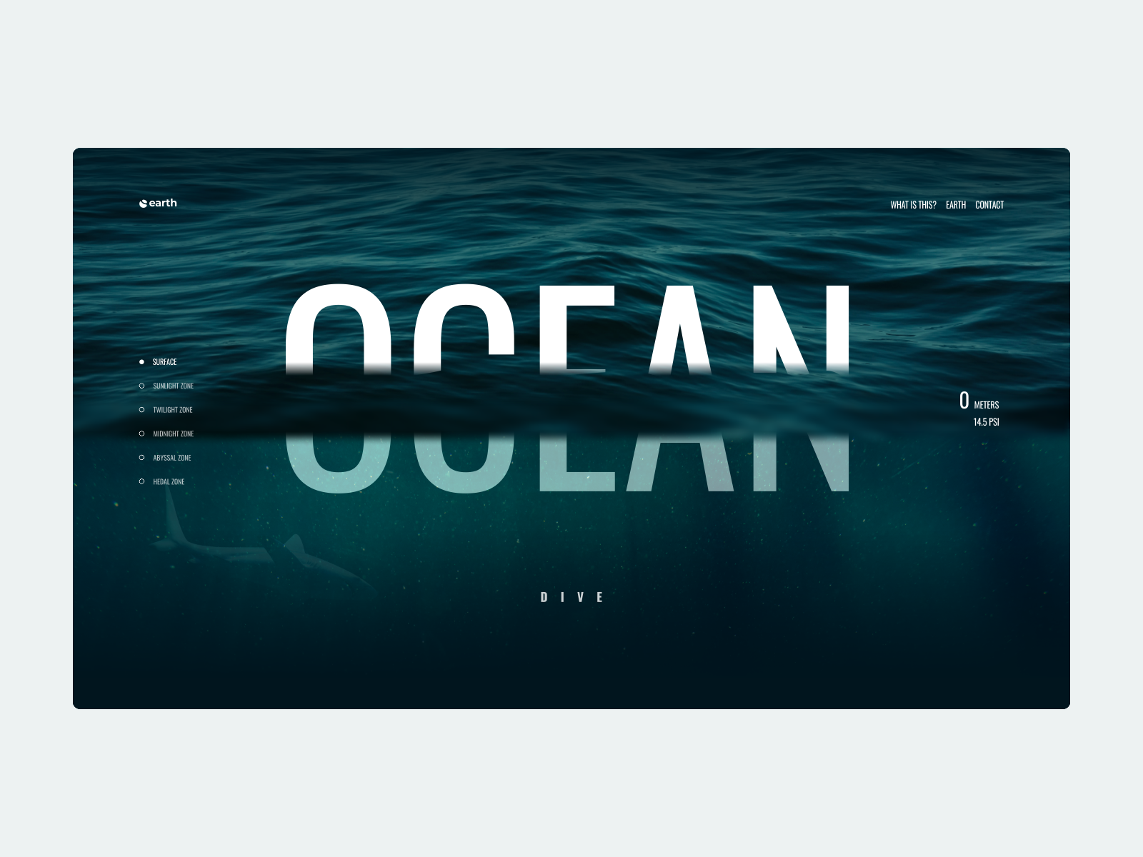 Ocean exploration website. by Anthony B. on Dribbble