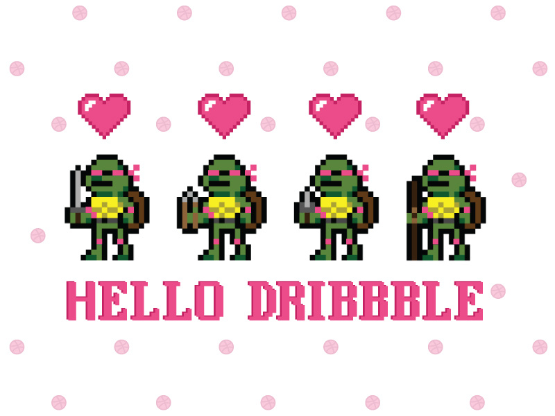 Turtle Power Debut by Chad on Dribbble