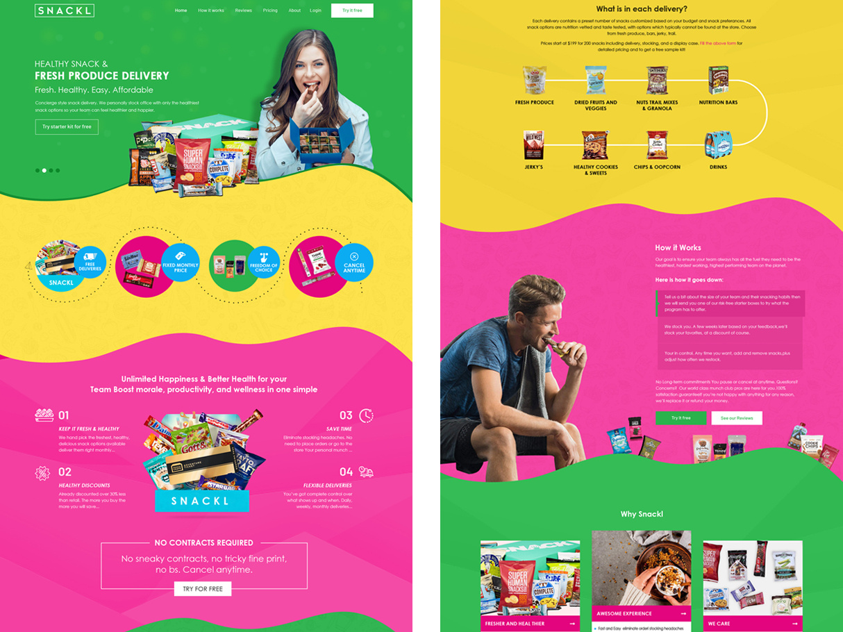 Snackl by Arif.saifi on Dribbble