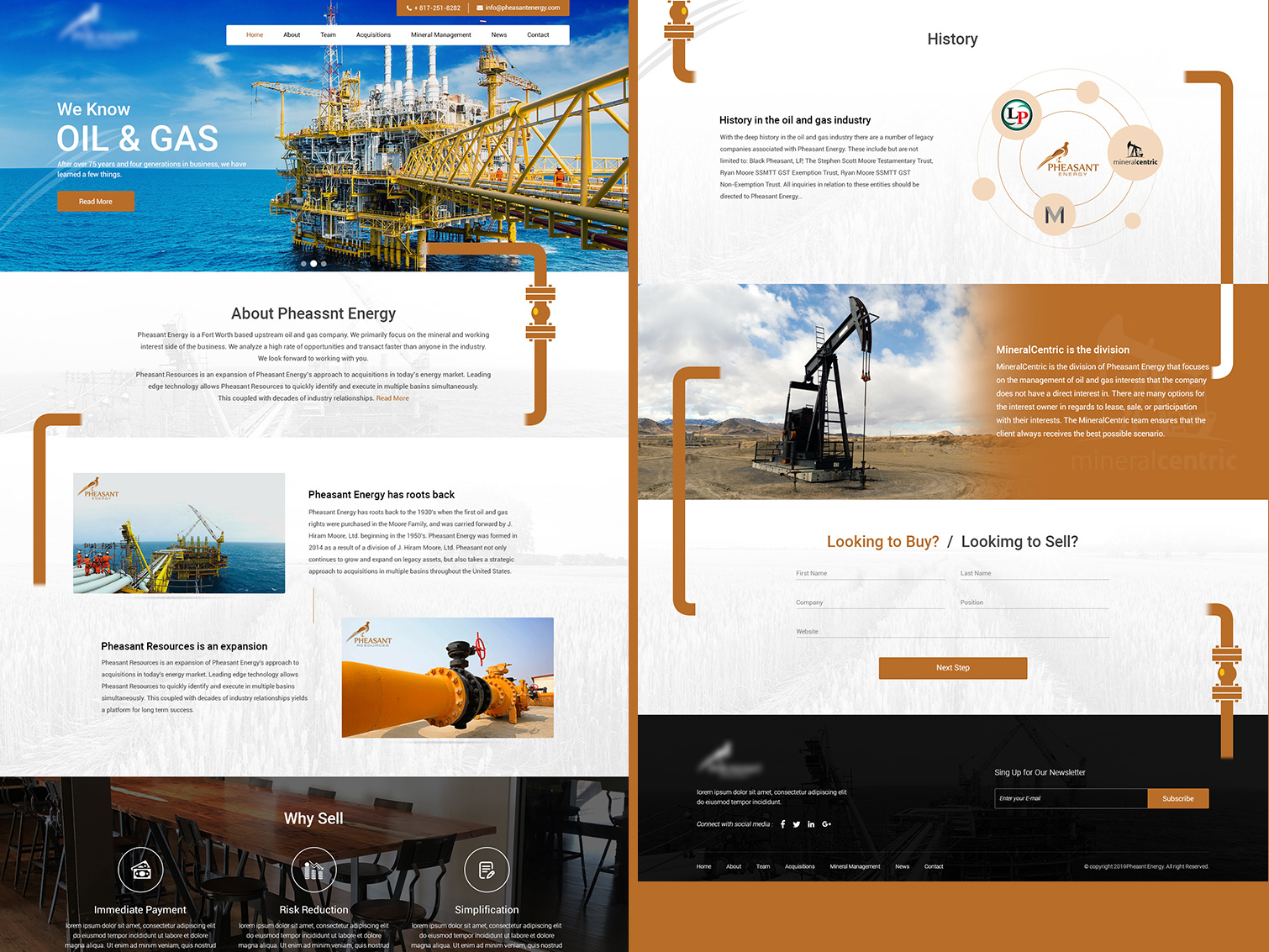 Oil And Gas by Arif.saifi on Dribbble