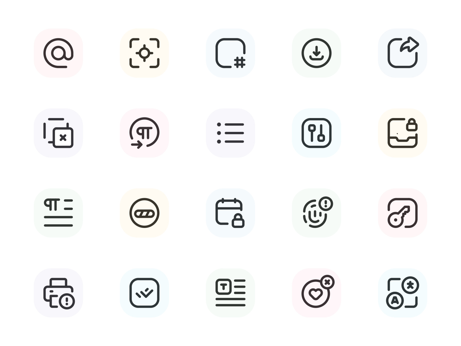 Myicons — Interface, Essential, Ui vector line icons pack by Myicons on ...