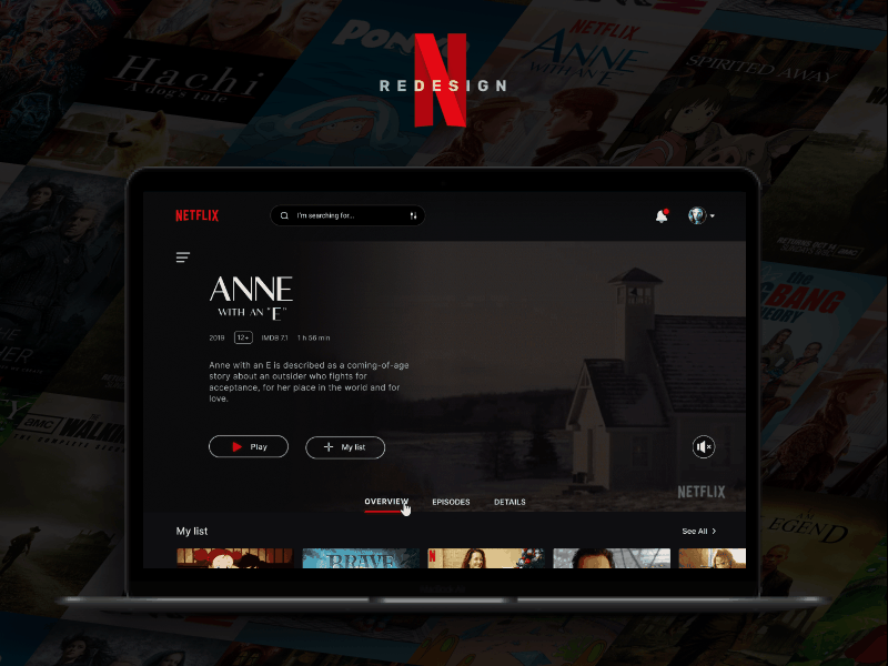 Netflix Redesign Designs Themes Templates And Downloadable Graphic