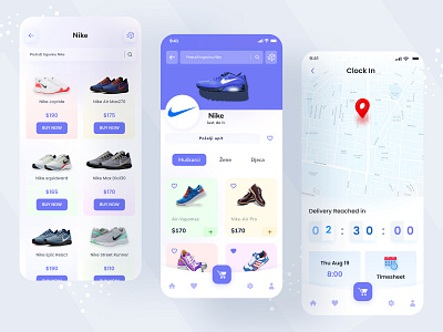 Nike Shoe App Ui by syful islam on Dribbble