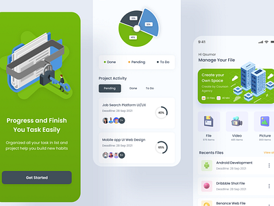 Data Storage Management Mobile App by syful islam on Dribbble