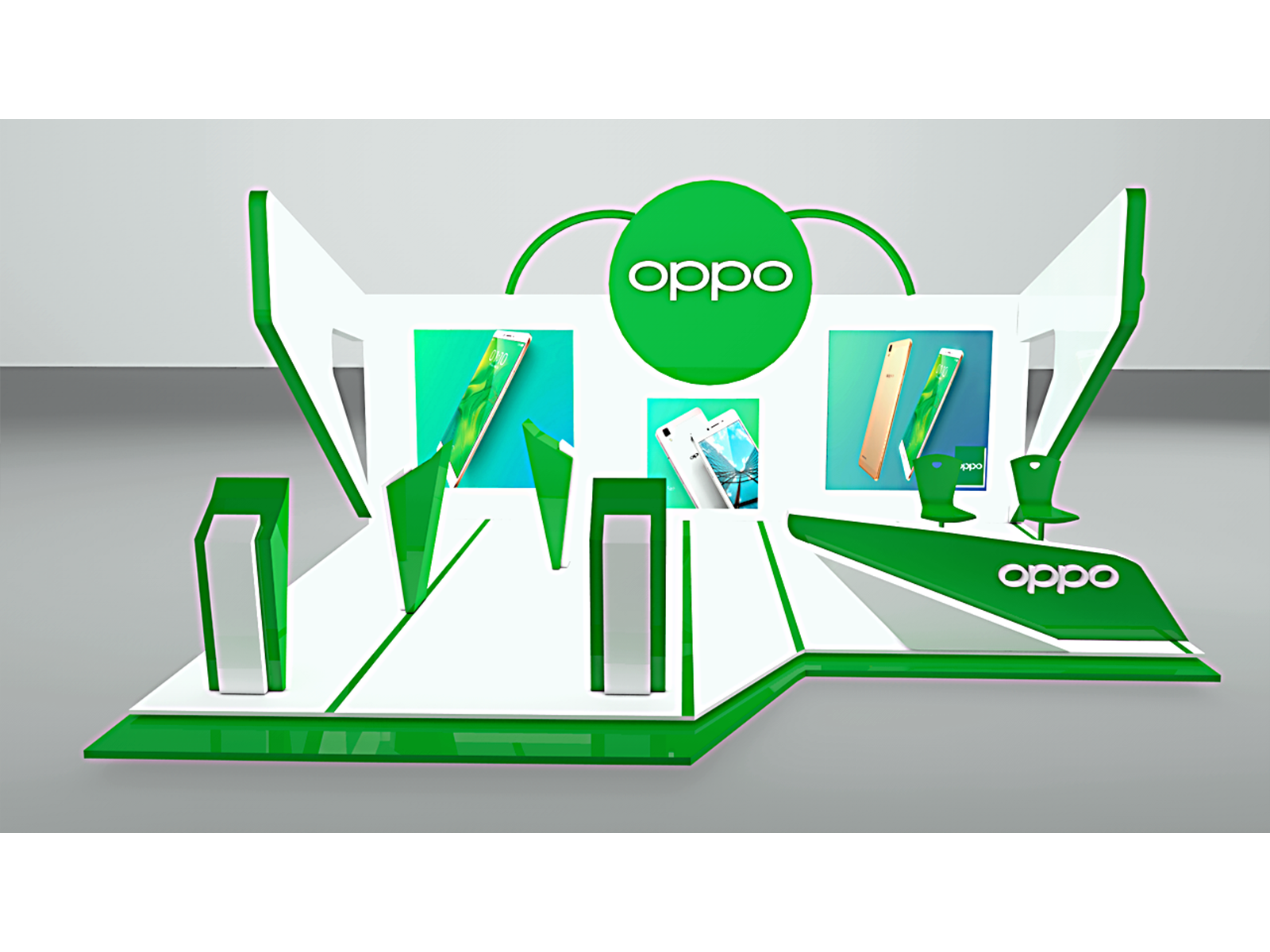 oppo exhibition 1 by Gus Randa on Dribbble