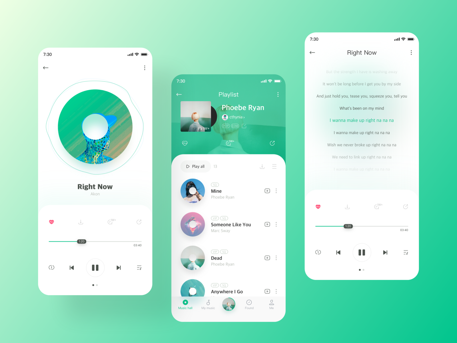 QQ music 2 by iSasuka on Dribbble