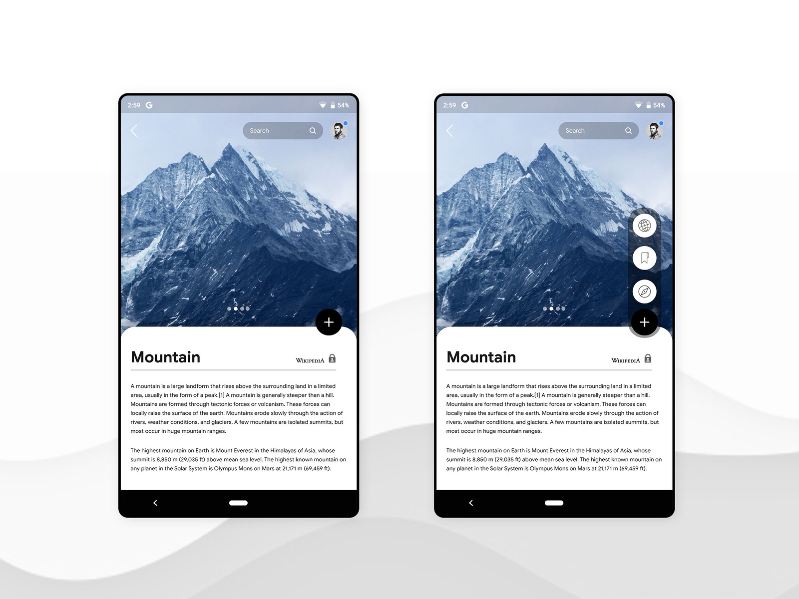Redesign Of Wikipedia by athul krishnan on Dribbble