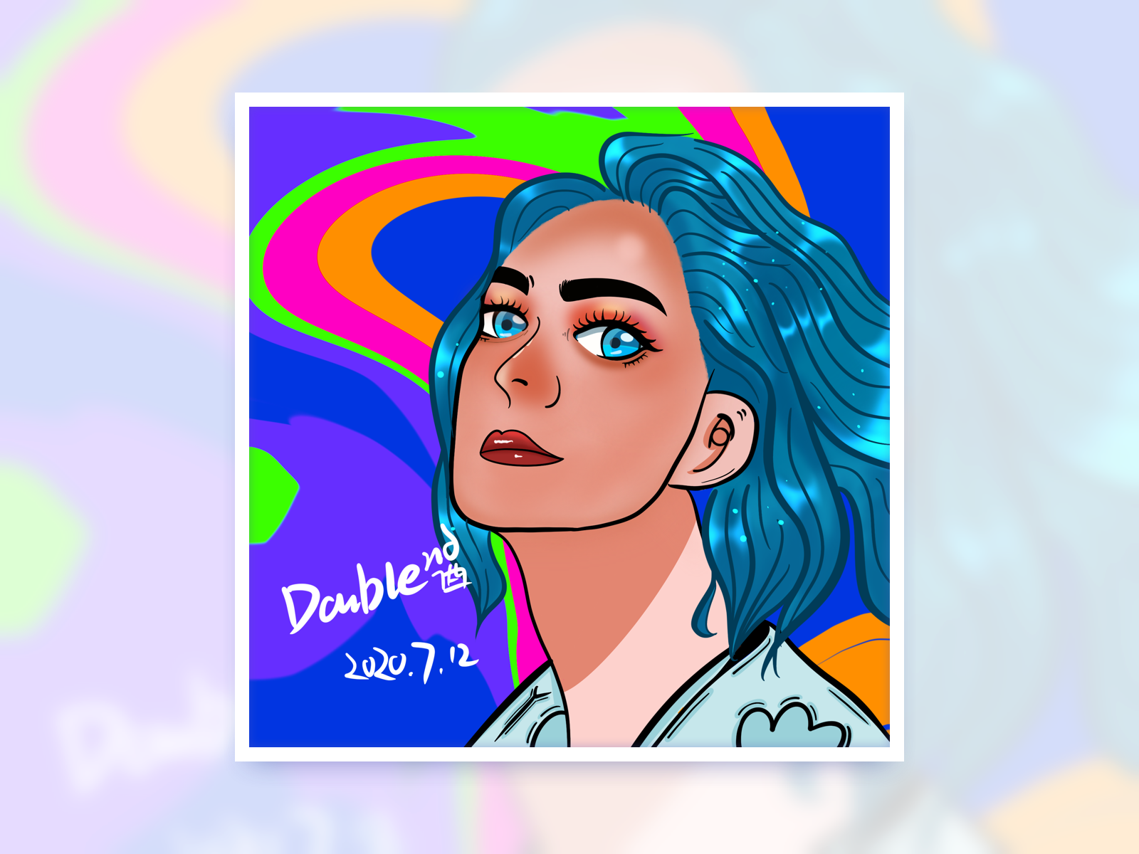 Cool avatar by double on Dribbble