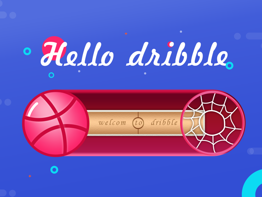 Hello Dribbble by 美玲 on Dribbble