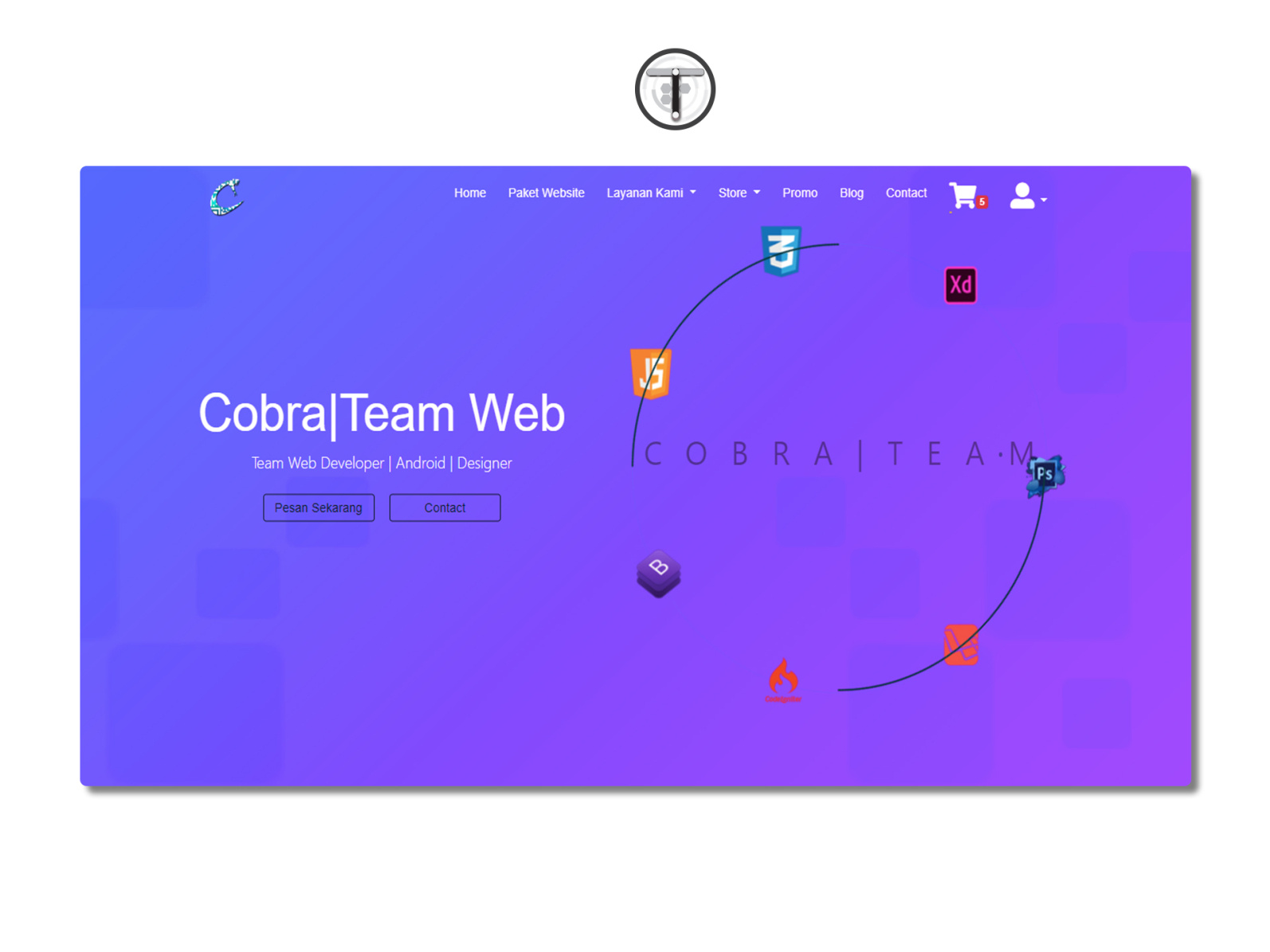 Website Cobra|Team Web by Muhammad Tajuddin on Dribbble