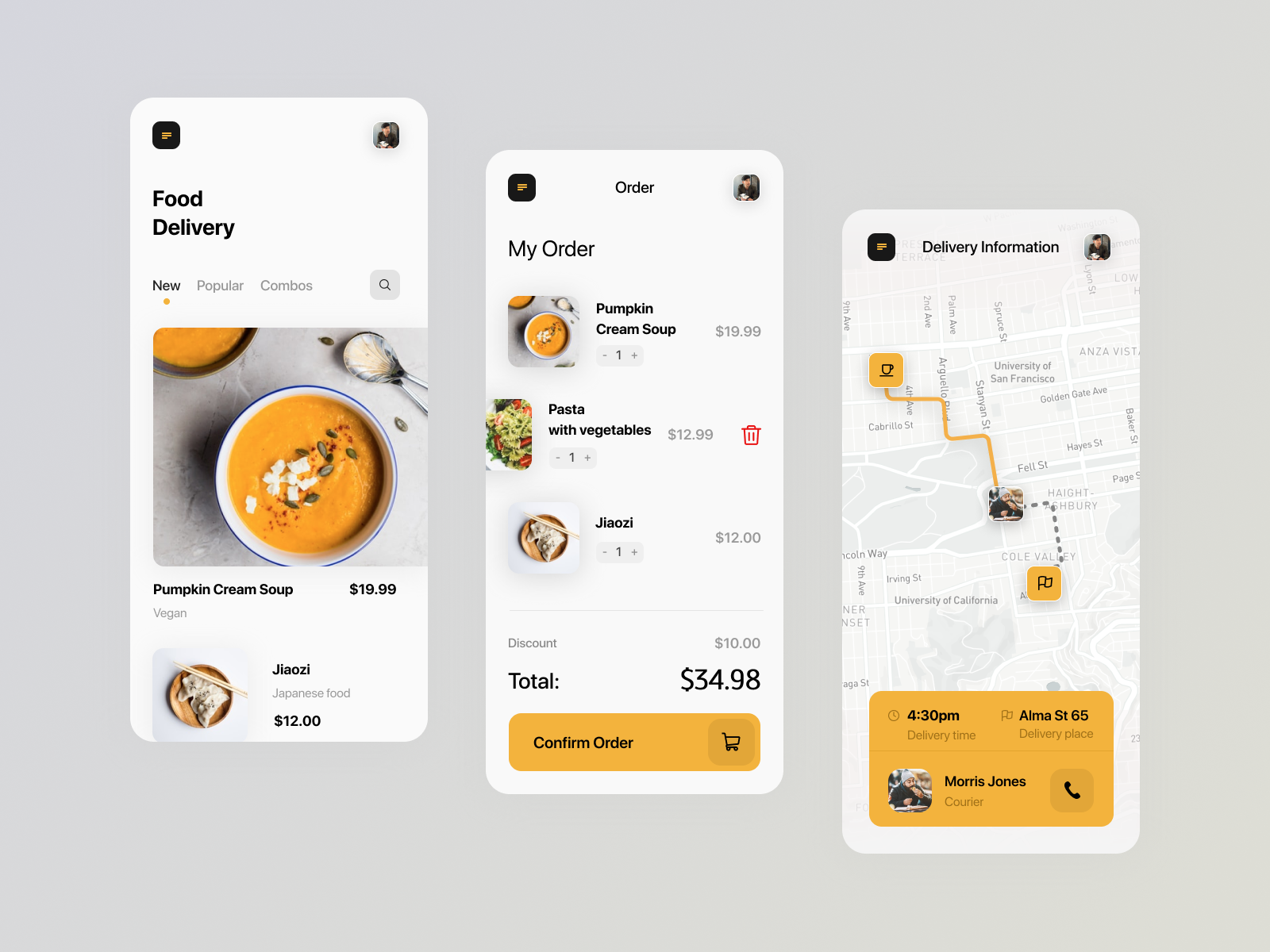 Food Delivery App by Alexey Savitskiy on Dribbble