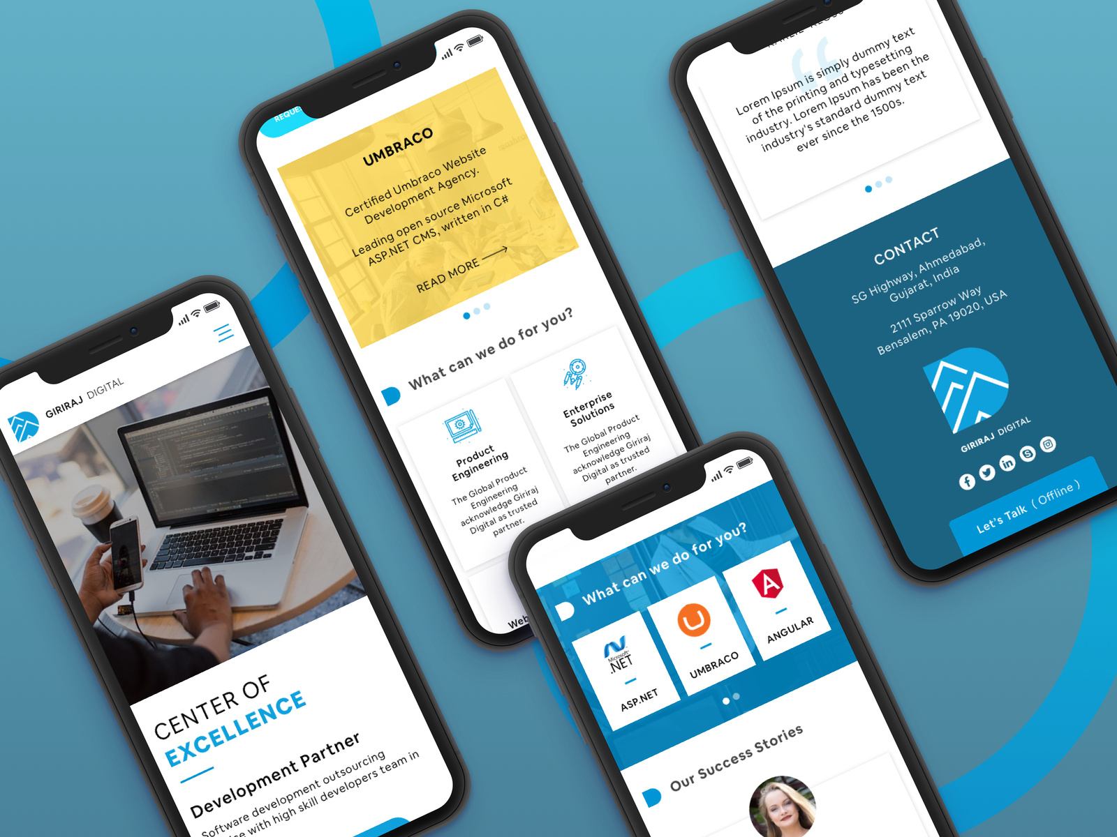 Gd Website For Mobile Responsive by Emotome on Dribbble