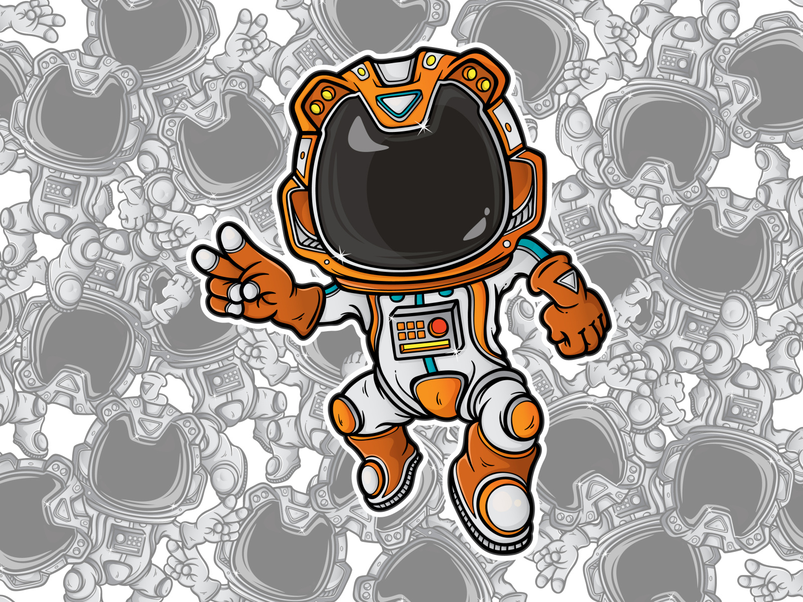 Astronout 01 01 by GohSantosa on Dribbble