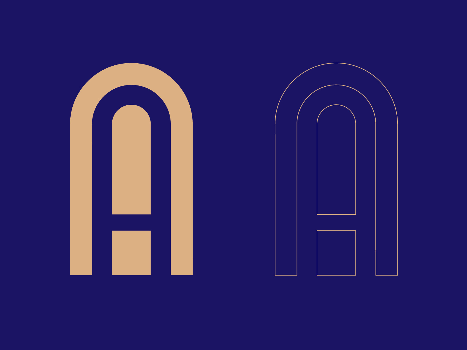 Letter A Concept Design by David Ganny on Dribbble