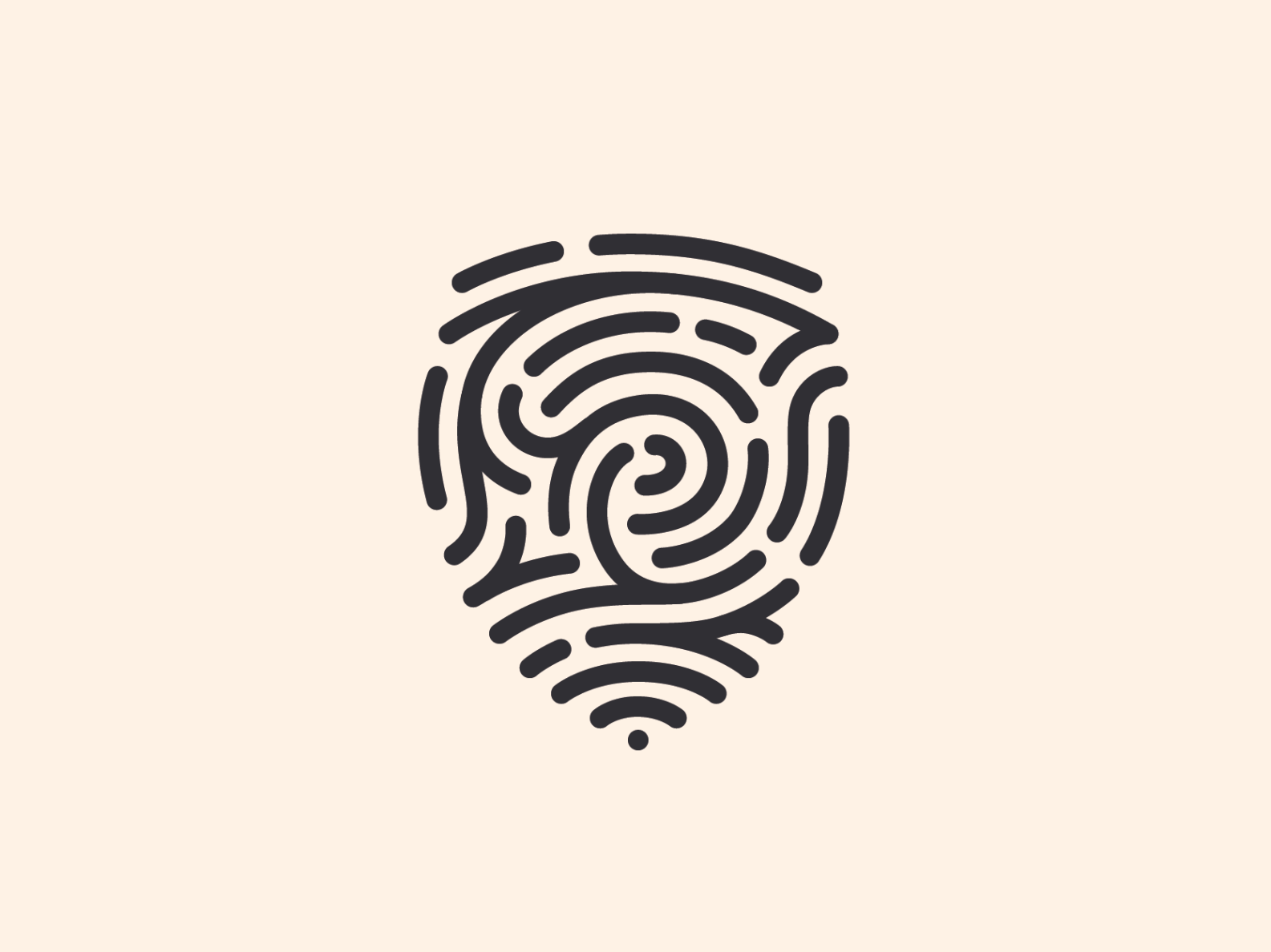 Fingerprint Shield by Breno Bitencourt on Dribbble
