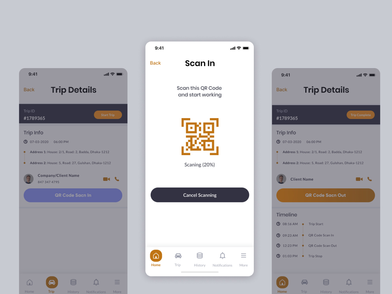 Scan In by DesignShare on Dribbble