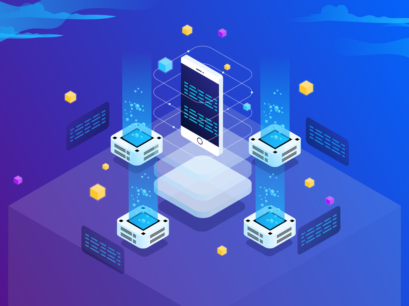 Isometric design mobile apps by Joshuaprakash on Dribbble