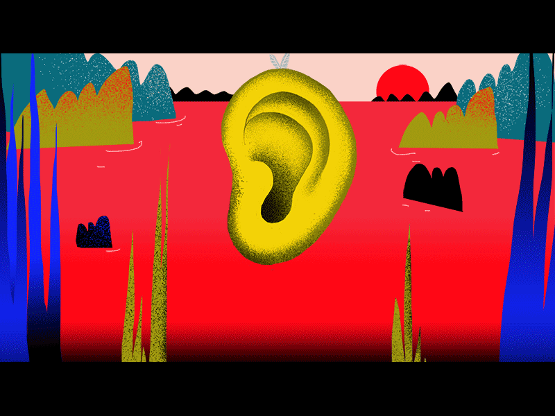ear by Masha Rumy on Dribbble