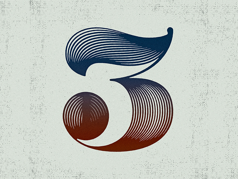 36 Days of Type - 3 by Nick Matej on Dribbble