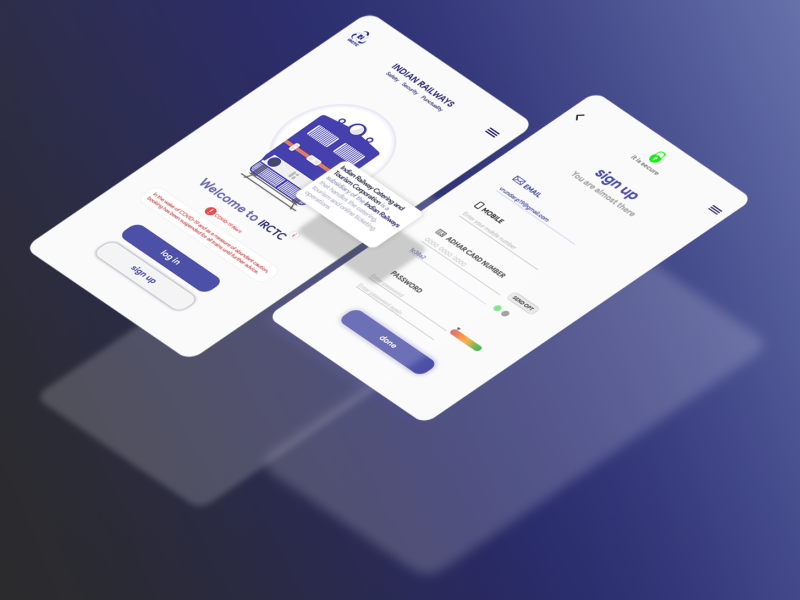 sign up window by Vrundar Patil on Dribbble