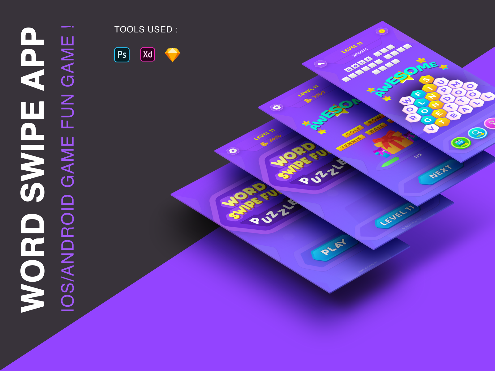 SwipeApp Design by Vijayender Thakur on Dribbble