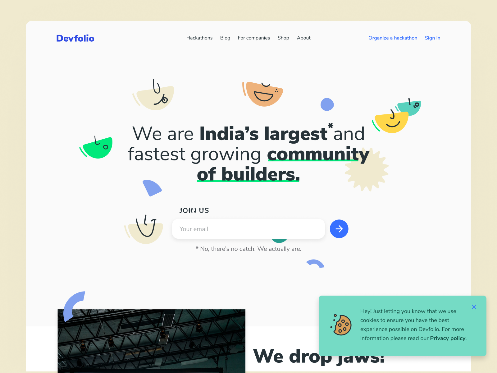 git checkout new-devfolio by Nash Vail for Devfolio on Dribbble