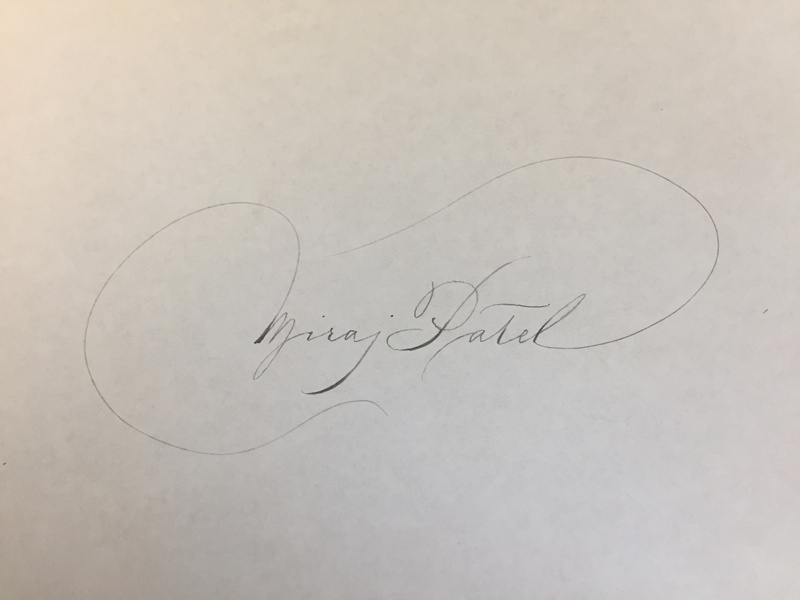 Spencerian script by Tommy Browne on Dribbble