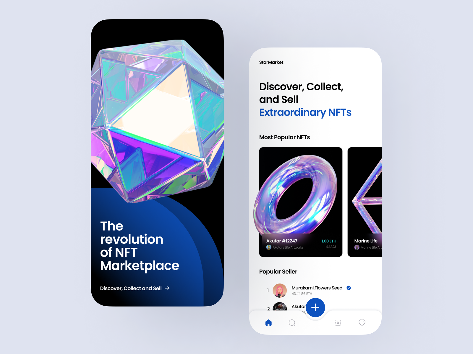 StarMarket - NFT Marketplace Mobile App by Hung Hoang on Dribbble
