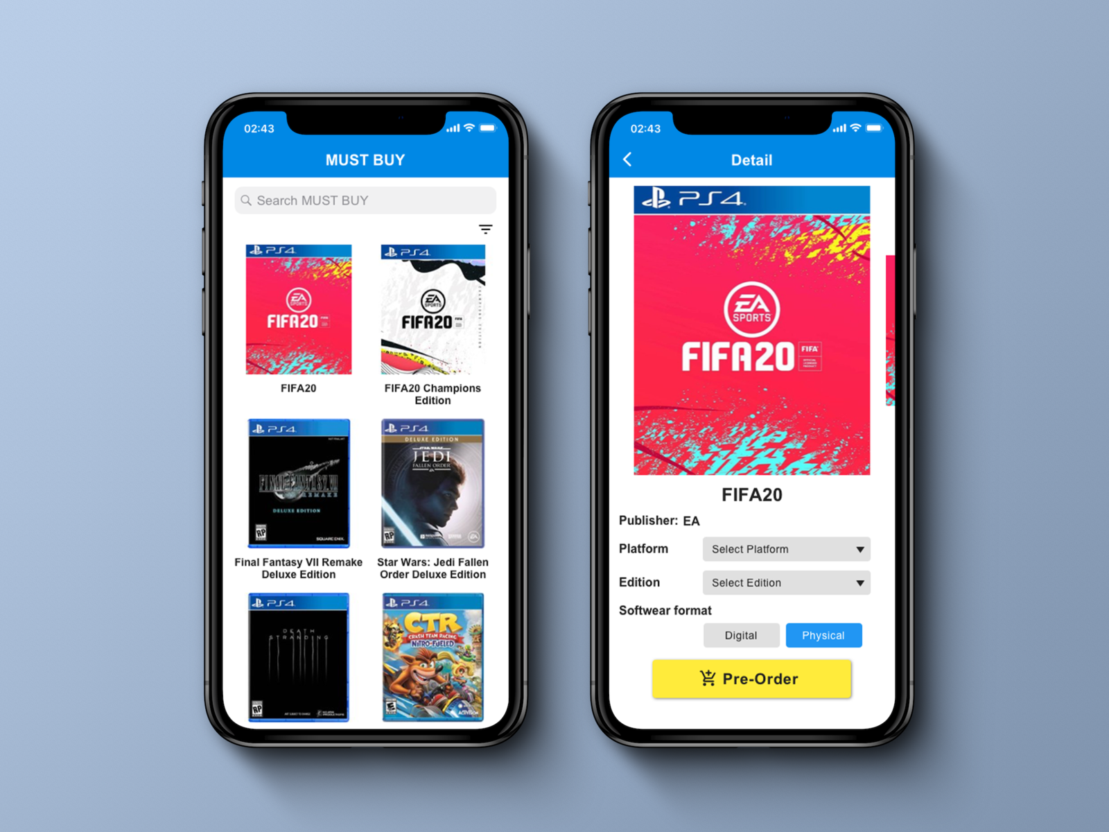 Daily UI 075 Pre-Order. by SHUMPEI URAGAWA on Dribbble