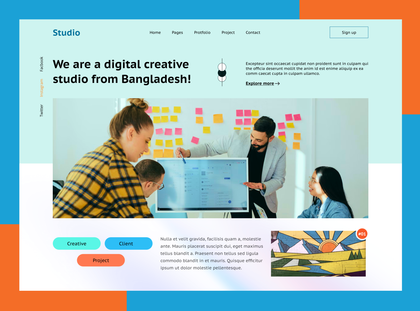 Creative Agency Website by UI Jungle - UI UX Design Agency on Dribbble