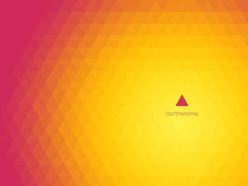 Outstanding by Color Triangle on Dribbble