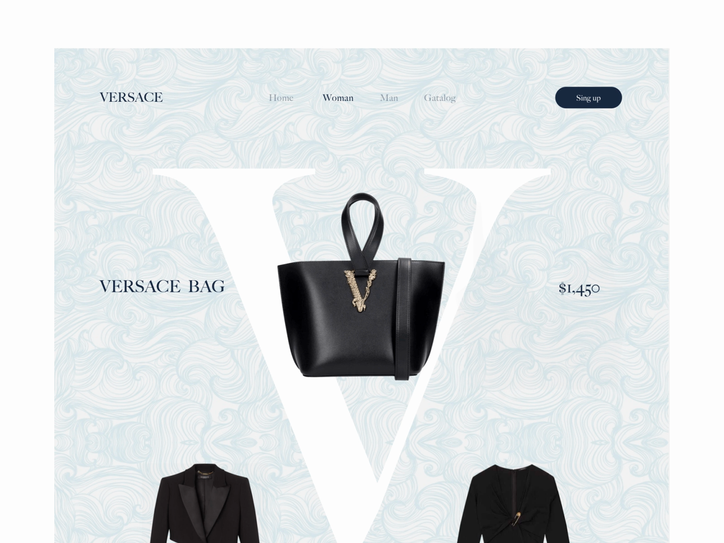 Versace Website by Nour Ka on Dribbble