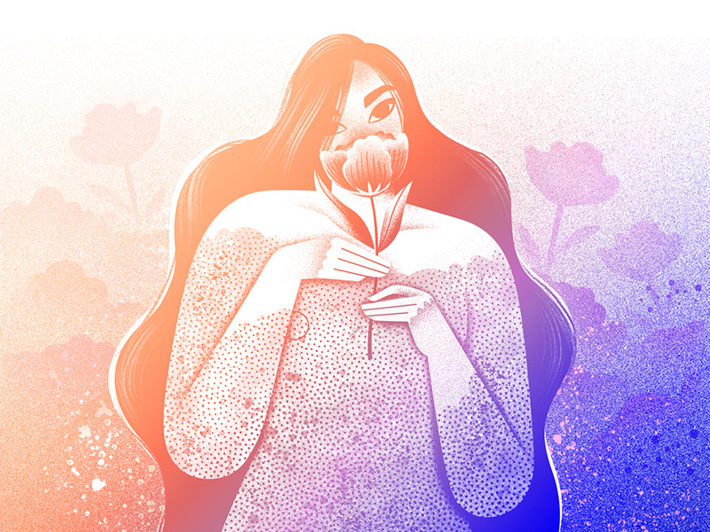 Maia - Goddess of Spring and flowers by Cat Finnie on Dribbble