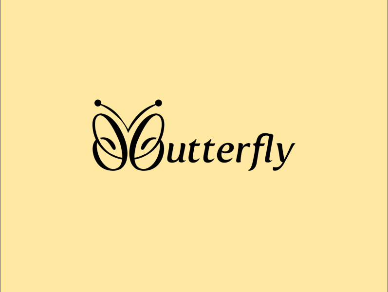 Butterfly Logo by Mizan on Dribbble