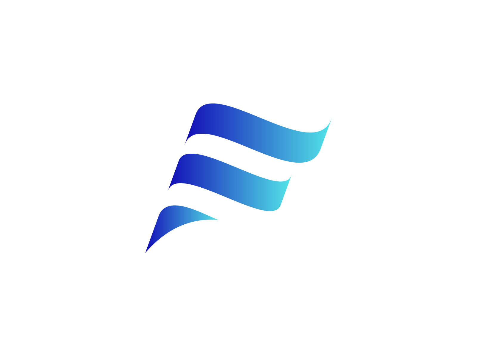 F Flag Logo by Mohammad Arif on Dribbble