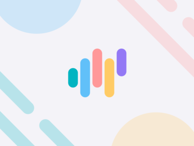chart bars colorful logo by Adrian Orłów on Dribbble