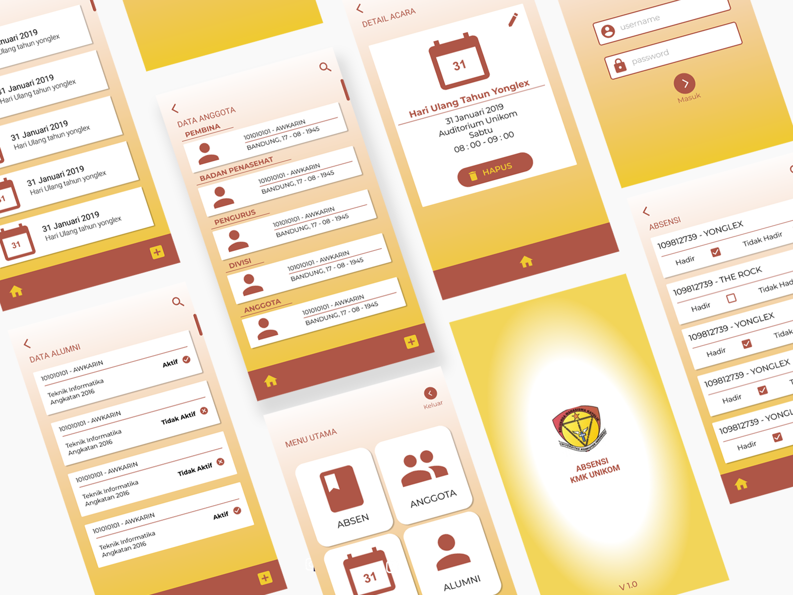 Absensi Apps by Bangkandar on Dribbble