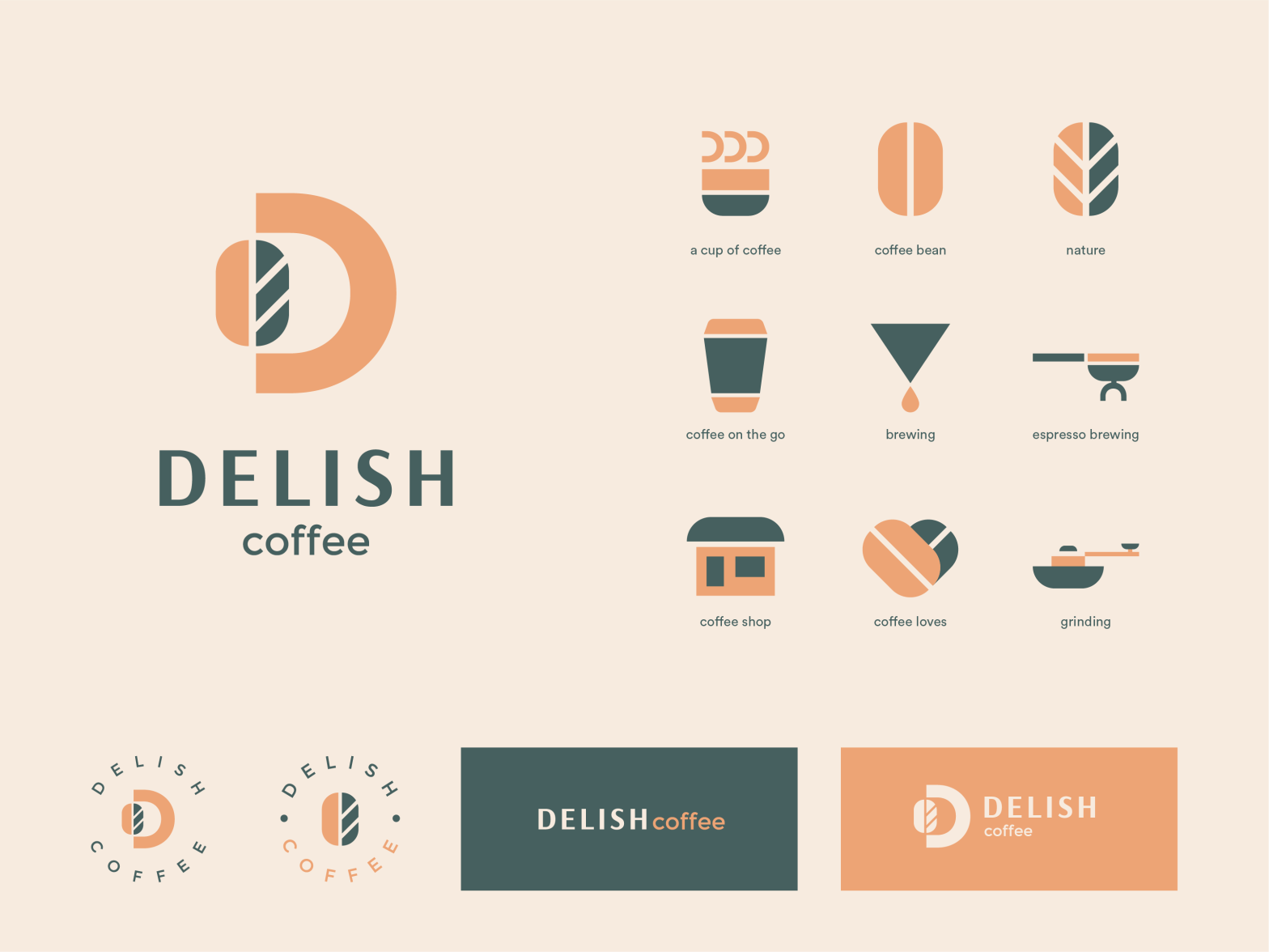 Delish Coffee Brand Identity Concept by Ardiann Fauzi on Dribbble