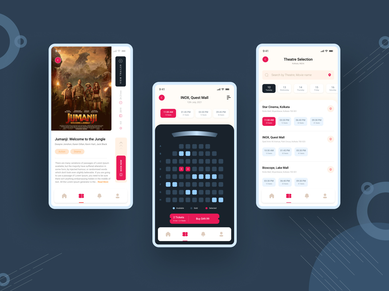 Grab_a_Ticket_UI by Design Block on Dribbble