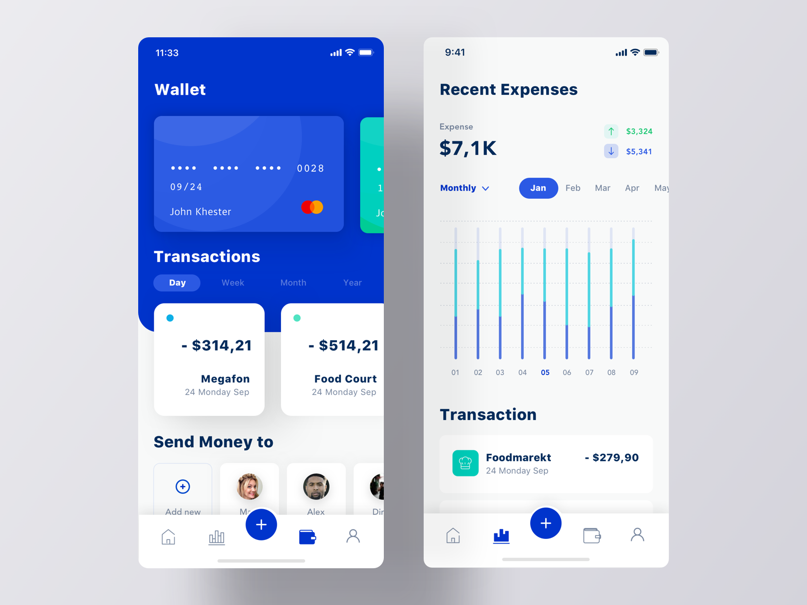 Manager App Ui by John Khester on Dribbble