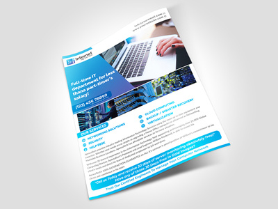 IT Service Flyer by Mohammad Sohel on Dribbble