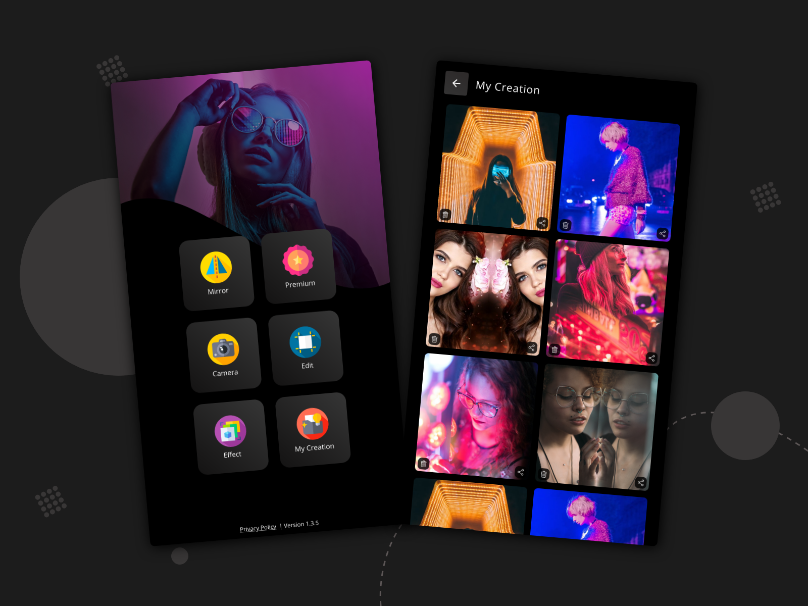 Daily ui 003 : Photo Editor app UI by Grishma J Thummar on Dribbble