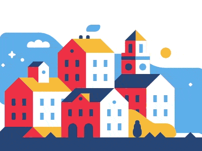 Happy town round 3D by David DeSandro on Dribbble