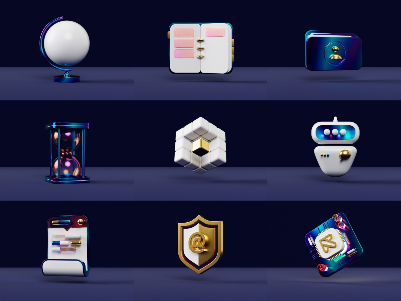 Icon Set V.2 - Dark by Fabrizio Boni on Dribbble