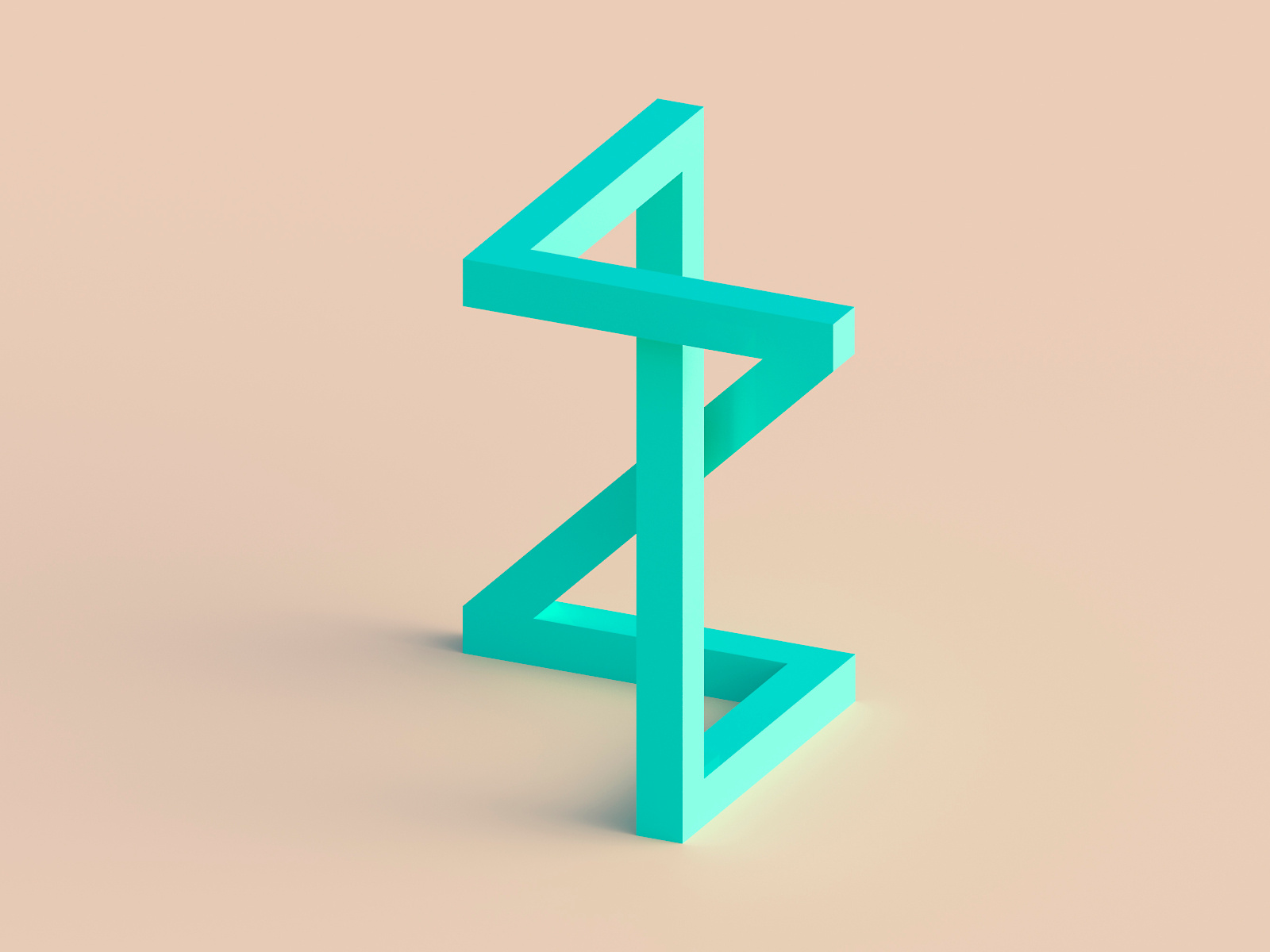 Z for Zig zag by Fabrizio Boni on Dribbble