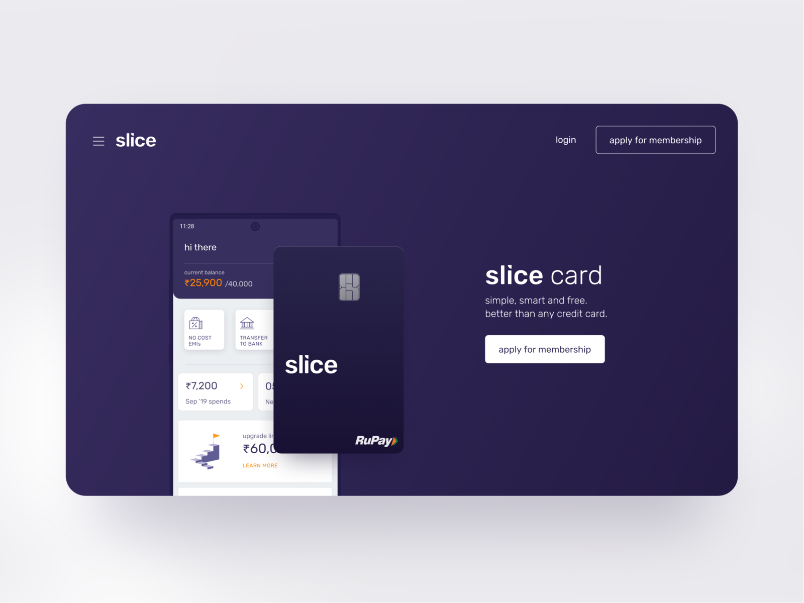 Website for slice by Royart for Slice Team on Dribbble