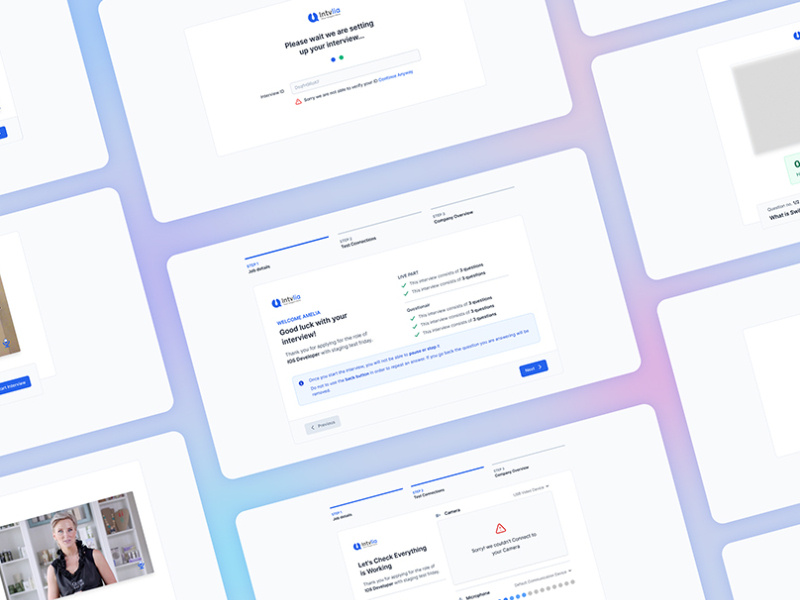 Interview Web App by Hamza Navid on Dribbble